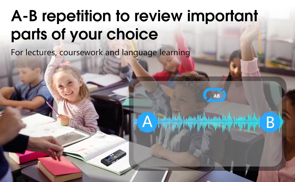 Amazon.com: 64GB Digital Voice Activated Recorder with Playback - 4552 ...