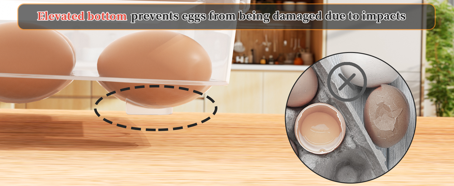 Amazon.com: 77L Deviled Egg Containers with Lid (Set of 2), Plastic Deviled Egg Tray Carrier ...