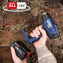 Rapid Akku-Heißluftpistole RX1000, Kompatibel Mit Alle (Bosch) 18V POWER FOR ALL Akkus ...