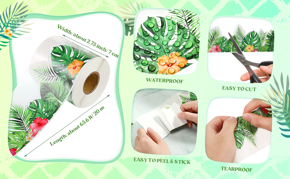 Amazon.com: Boho Bulletin Board Borders Classroom Greenery Plant Die ...