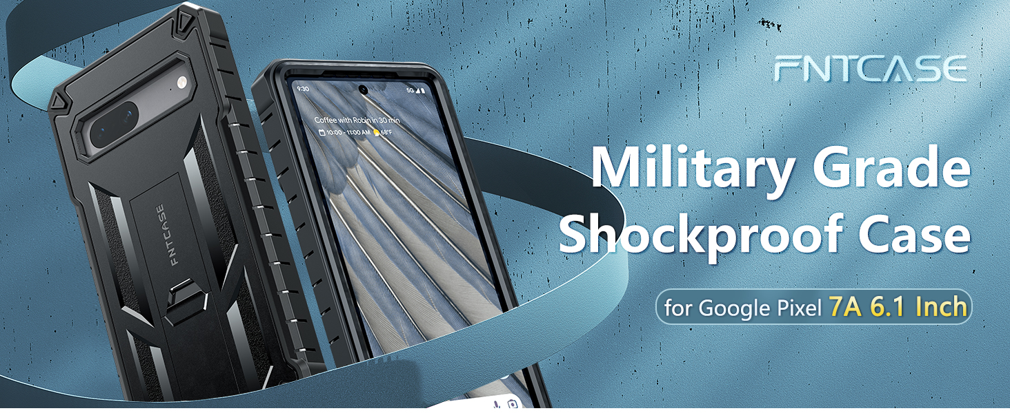 Amazon.com: FNTCASE for Google Pixel 7a Case: Dual Layer Protective Rugged Shockproof Cellphone ...