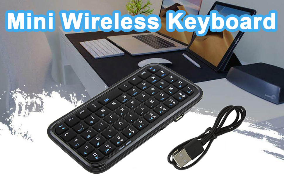 Amazon.com: Wireless Bluetooth Ultra Slim Silent Mini Wireless Keyboard ...