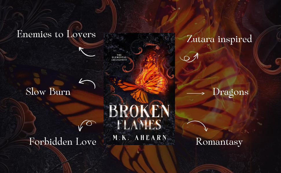 Amazon.com: Broken Flames (The Elemental Arrangement Book 1) eBook : Ahearn, MK: Kindle Store