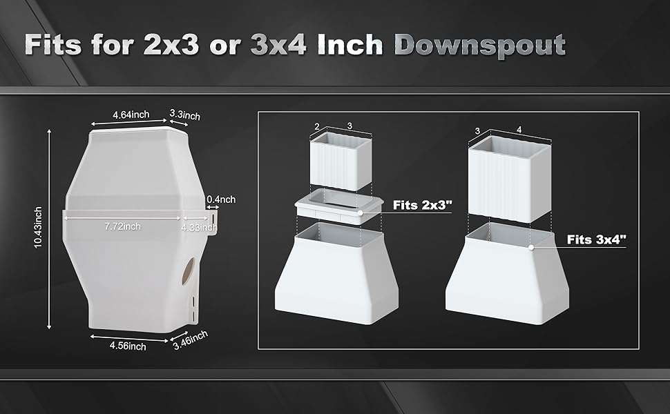 Amazon.com : Rain Barrel Diverter Kit, Rainwater Collection System Fits ...