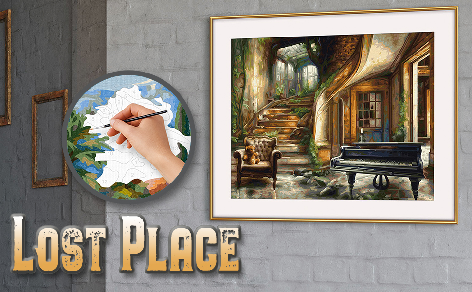 Schipper 609130908 Malen nach Zahlen – Lost Place - Bilder malen für Erwachsene, inklusive ...