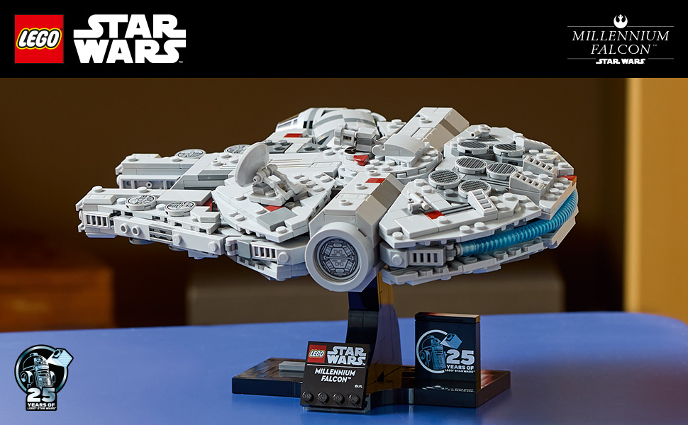 Lego® Star Wars™ Halcón Milenario™ de colección de los Personajes de Star Wars; construye la ...
