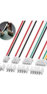 Amazon.com: ALAMSCN 30 Pairs for JST PH 2.0 Connector Kit, 2/3/4/5 Pin Wire to Board Housing ...