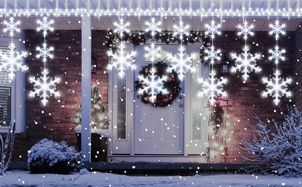 Amazon.com: LYUBASA Timer 3Pack Christmas Window Lights Decorations ...