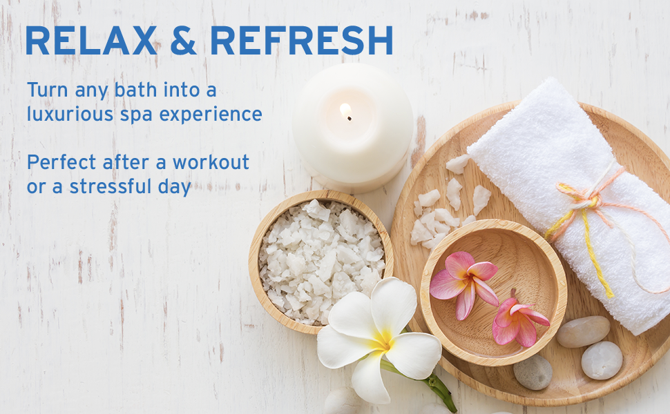 Amazon.com: Life-flo Pure Magnesium Bath Flakes - Epsom Salt Bath Soak Alternative - Unscented ...