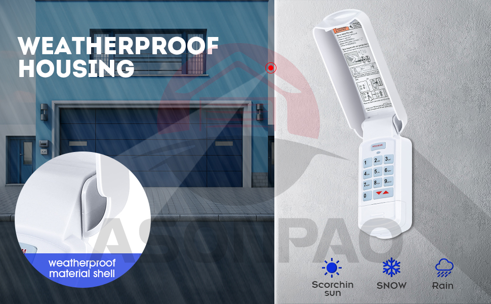 Amazon.com: 1 for Gk-BX Wireless Genie Garage Door Opener Keypad ...