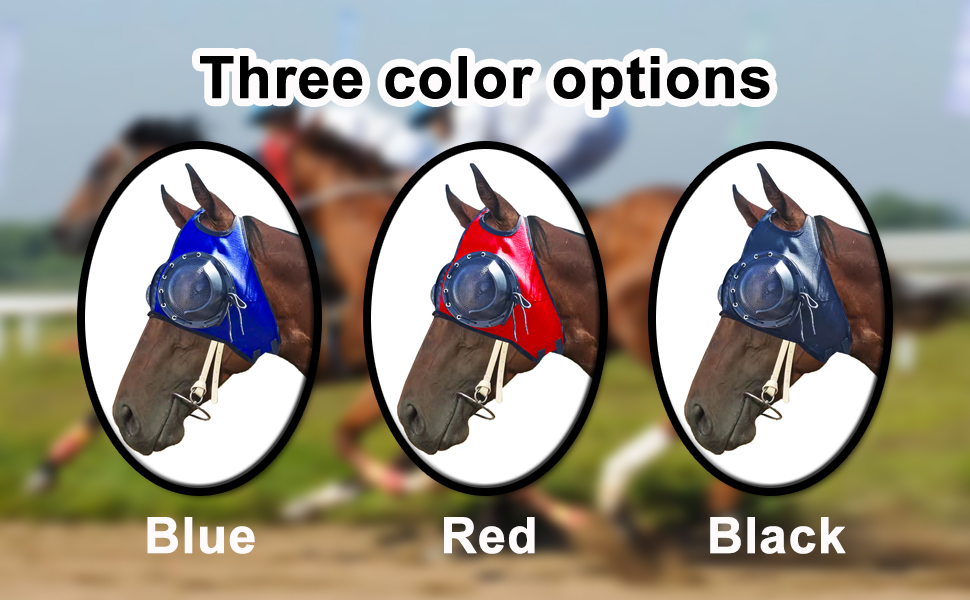 Amazon.com : Horse Racing Goggles, Eye Cover with Detachable Half Cover for Sand Protection ...