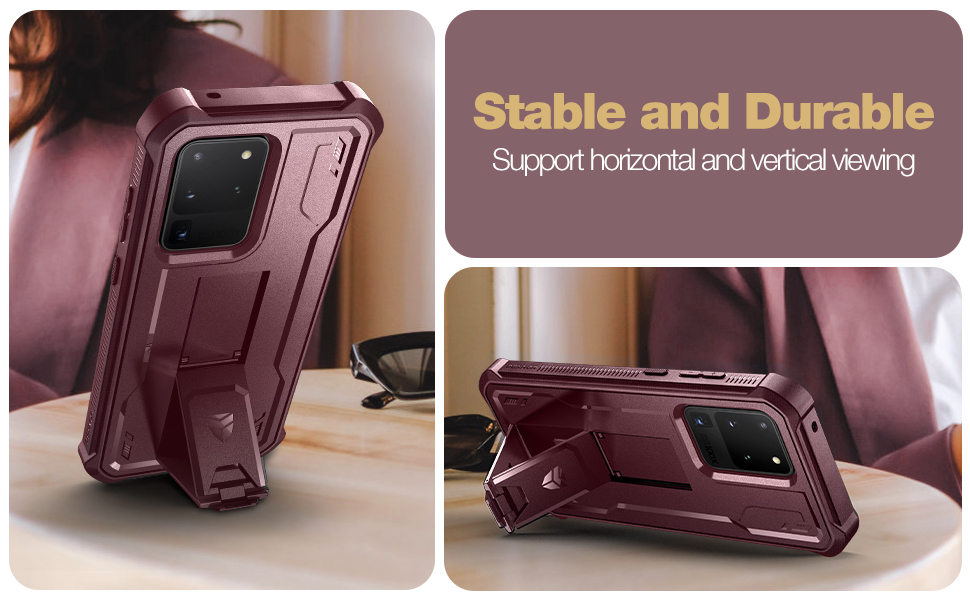 Amazon.com: Dexnor Full Body Case for Samsung Galaxy S20 Ultra/6.9 inches,[Built in Screen ...