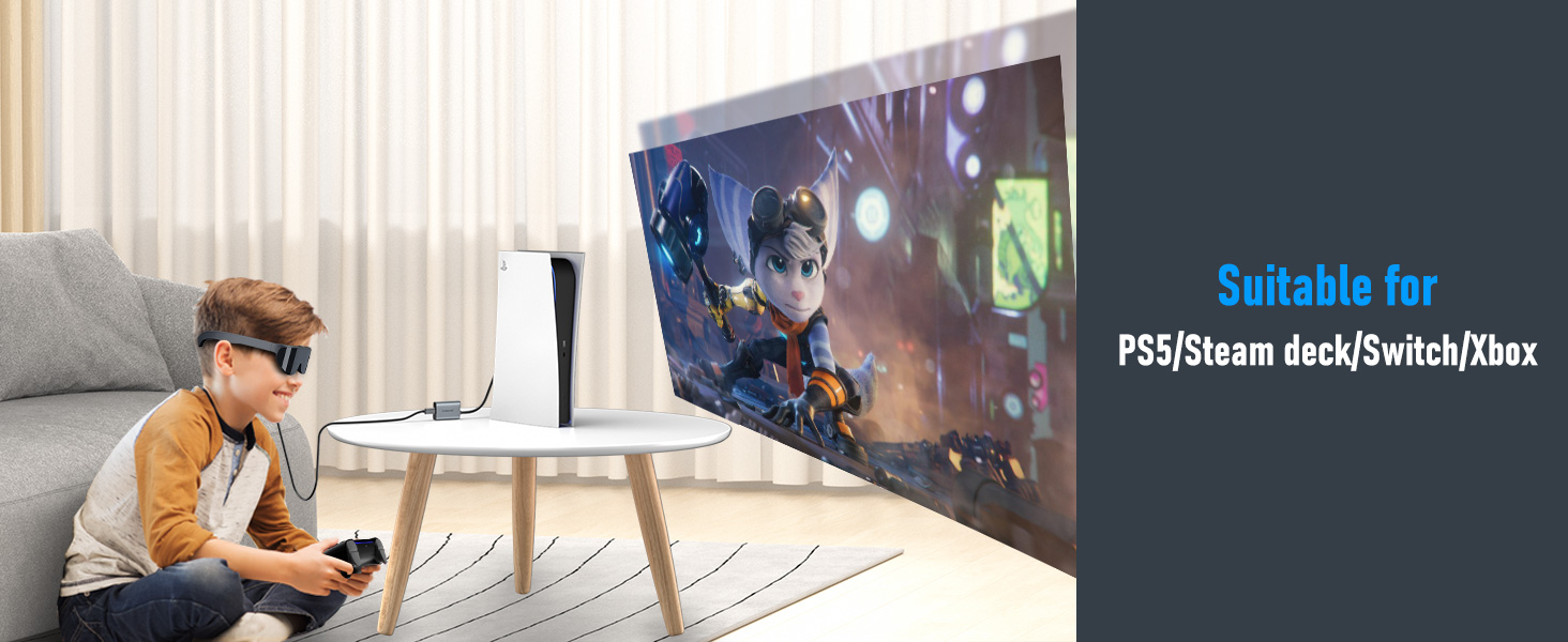 Amazon.com: Lemorele HDMI to USB Type C Adapter 4K@60HZ w/Cable Design, Plug and Play, for ...