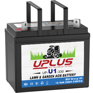 Amazon.com: UPLUS U1 Riding Lawn Mower Battery, 12V 330CCA Garden Tractors Battery Maintenance ...