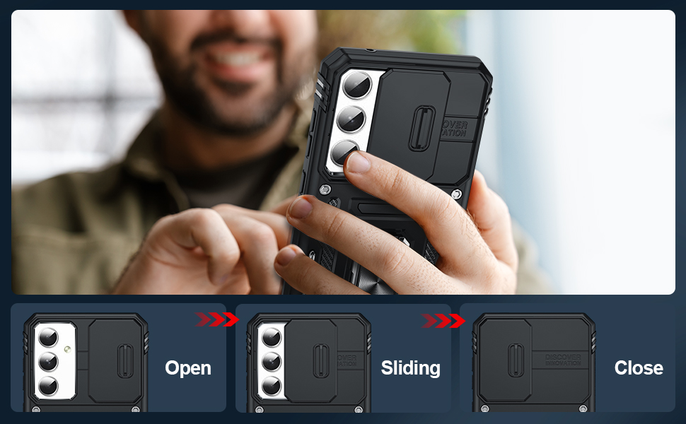 LeYi Funda para Samung Galaxy A35/A55/A 55/A 35 5G con 2 Piezas Vidrio Templado, Armor Carcasa ...