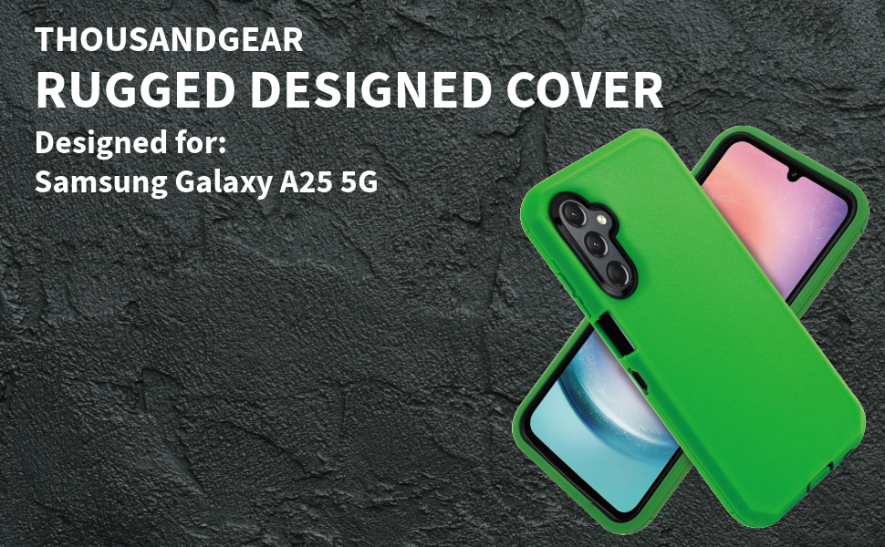 Amazon.com: Thousandgear for Samsung Galaxy A25 5G case,Heavy Duty Hard Shockproof Armor ...