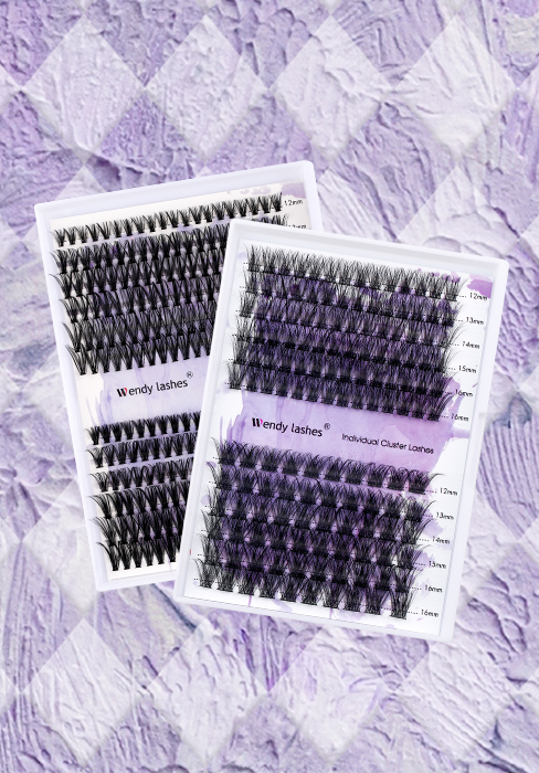 Individuele Wimpers D Krul Cluster Wimperset 12-16mm C3+C9 0.07mm Mix ...