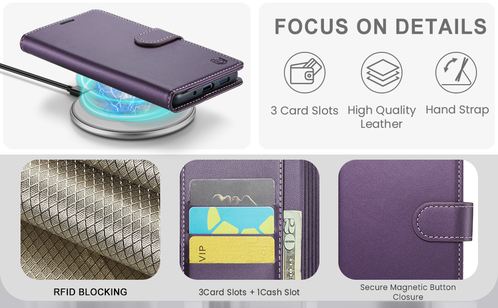 Amazon.com: FLIPALM for Samsung Galaxy S10e 5.8"(Non S10 6.2") Wallet Case with RFID Blocking ...