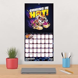 Amazon.com: 2025 Nickelodeon PAW Patrol Wall Calendar: 9781438899367: Trends International: Books
