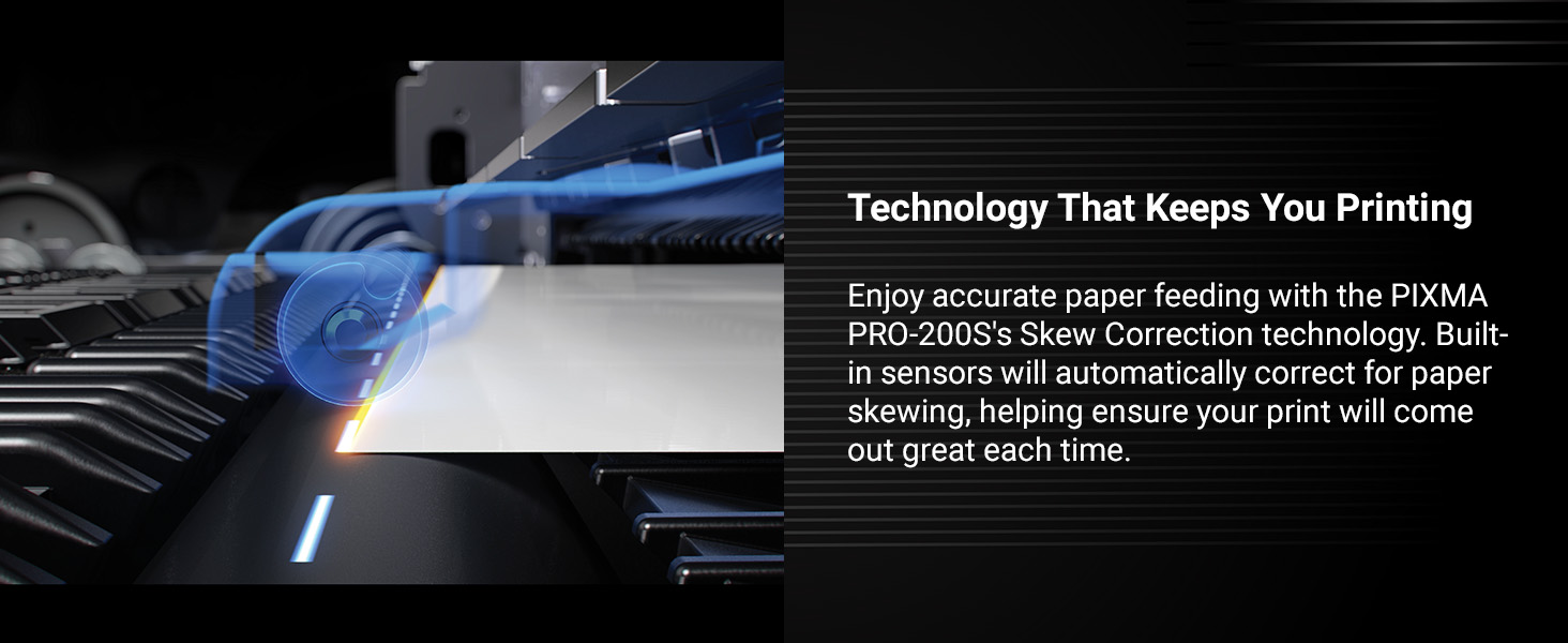 Amazon.com: Canon PIXMA PRO-200S Professional 13" Wireless Inkjet Photo Printer with 3.0" Color ...