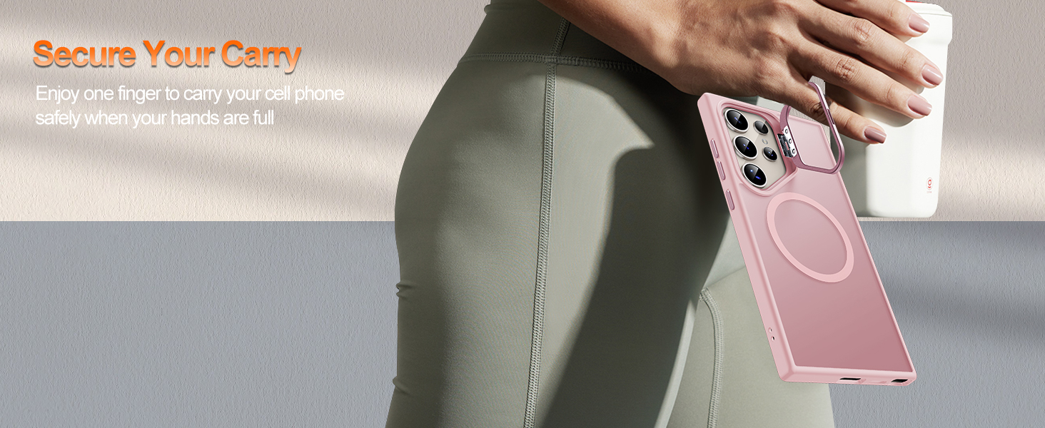 Amazon.com: JAME for Samsung Galaxy S24 Ultra Case, Slim S24 Ultra Case with Stand, [Compatible ...