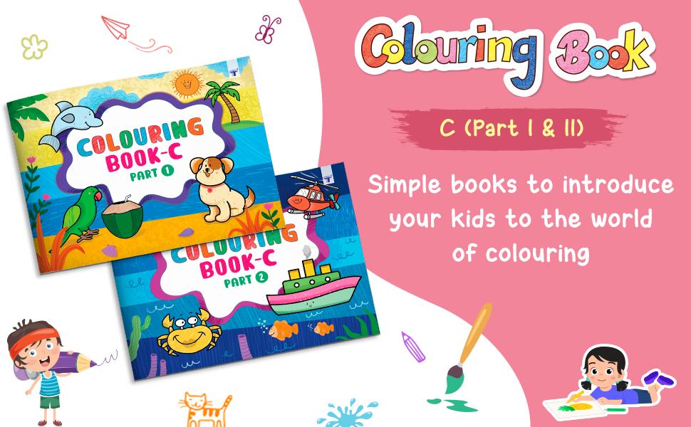 Colouring and Drawing Practice Book for Kids | Copy Color Books for 3 ...