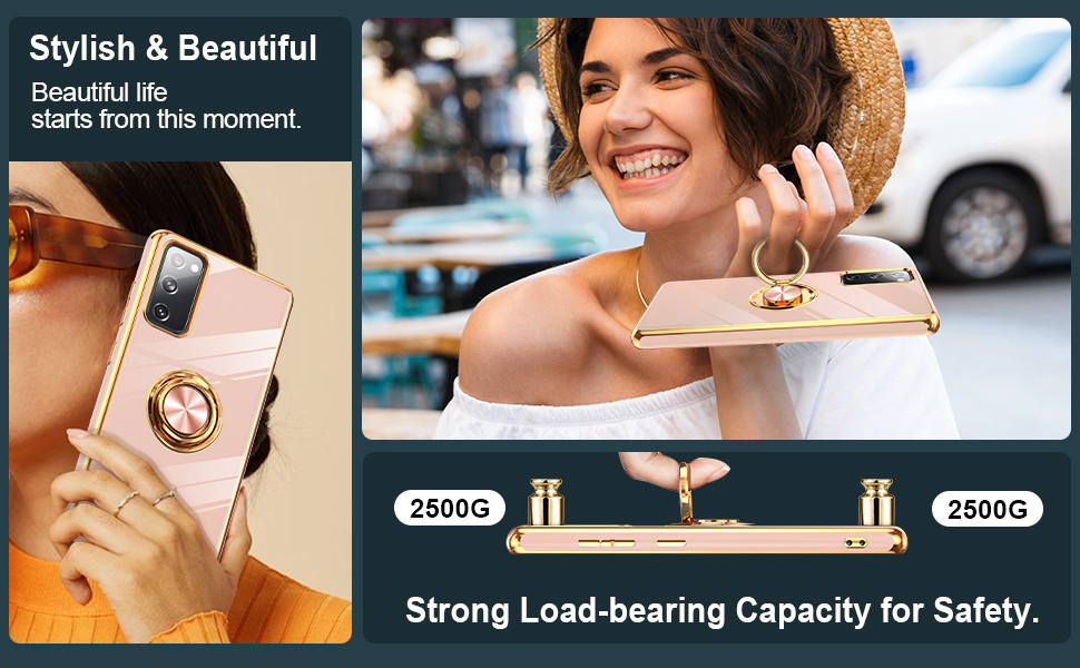 Amazon.com: LeYi for Samsung Galaxy S20-FE-5G Case: S20FE/S 20FE Phone Case with Tempered Glass ...