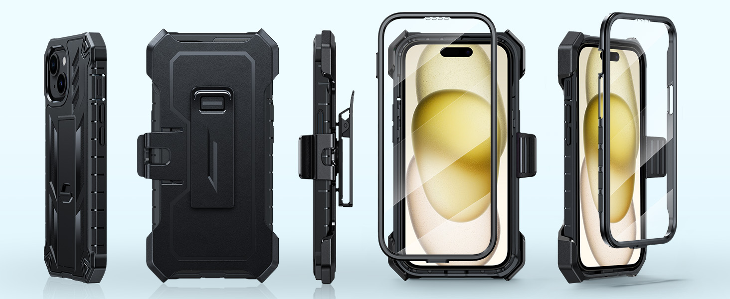 Amazon.com: FNTCASE for iPhone 15 Phone Case: for iPhone 13 & 14 & 16e Case Military Grade ...