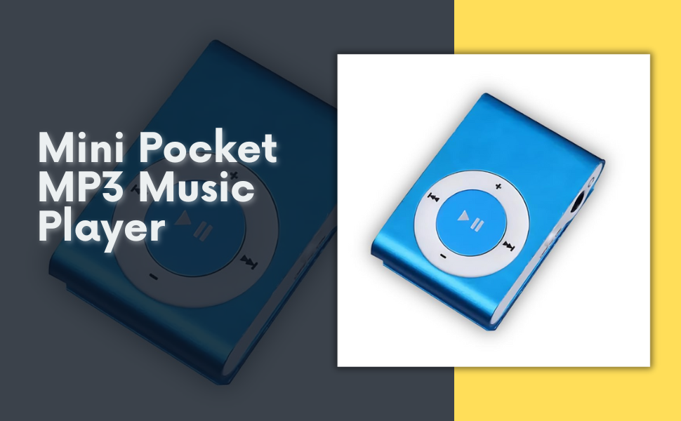 Drumstone ( Limited Stock with 15 Years Warranty ) Mini Pocket MP3 Music Player with Earphones ...