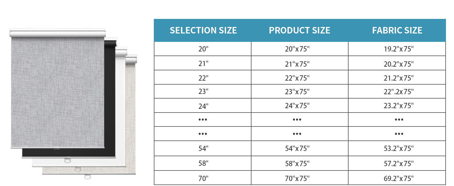 Amazon.com: GENIMO 100% Blackout Roller Window Shades, Window Blinds Cordless with Thermal ...