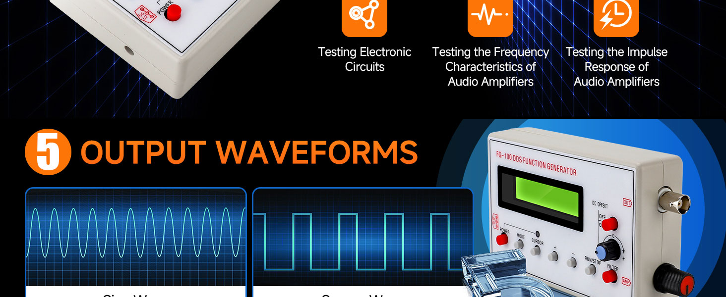 Fg 100 Dds Function Generator Dds Counter Sine Frequency 1hz 500khz Counter Source Generator
