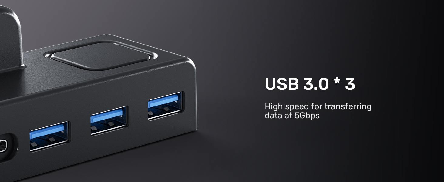 Unitek ROG Ally/Steam Deck Dock Station - Valve Portable Stream Docking Station 6 in 1 Charger ...