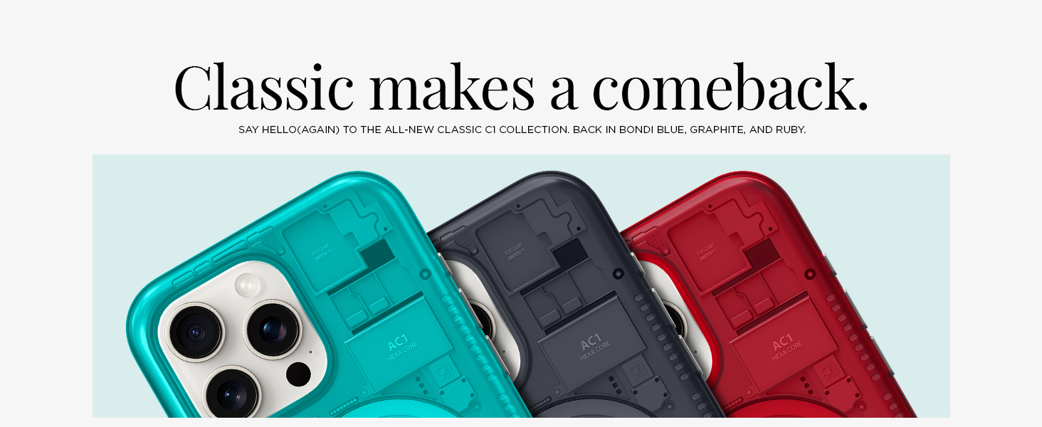 Amazon.com: Spigen Classic C1 MagFit Designed for iPhone 15 Pro Case (2023) [Military-Grade ...