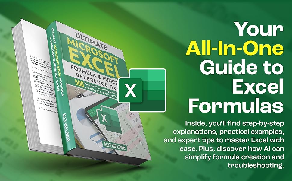Ultimate Microsoft Excel Formula & Function Reference Guide: 500 ...