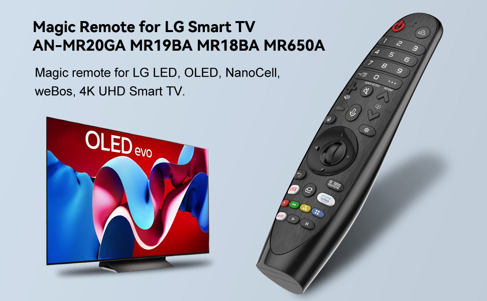 Amazon.com: MR20GA Voice Magic for LG TV Remote Replacement MR19BA MR18BA MR650A, AKB75855501 ...