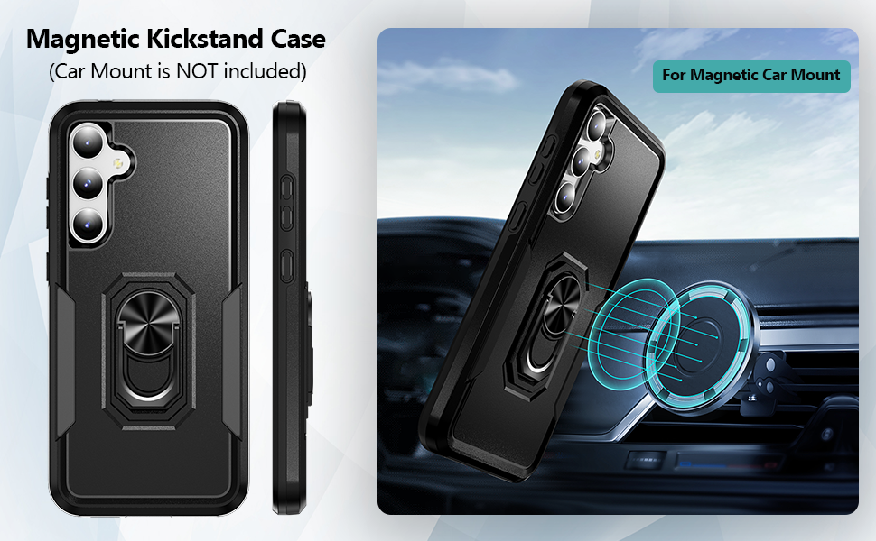 Amazon.com: Migeko for Galaxy S23 FE Case: [NOT FIT S23], Samsung S23FE Case with Magnetic Stand ...