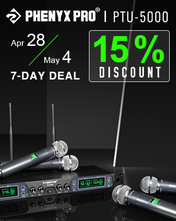 Amazon.com: Phenyx Pro Quad-Channel Wireless in Ear Monitor System, Mono IEM System w/ 4 ...