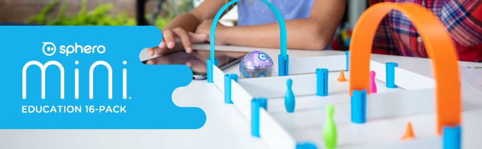 Amazon.com: Sphero Mini 16-Pack - 16 App-Enabled Programmable Robot ...
