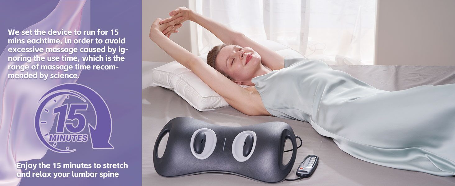 Amazon.com: ALPHAY Multifunctional Lumbar Traction Device with Dynamic Lumbar Stretching & Knead ...