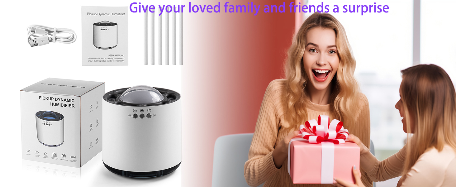 Amazon.com: Small Cool Mist Humidifier:USB Personal Desktop Humidifier ...