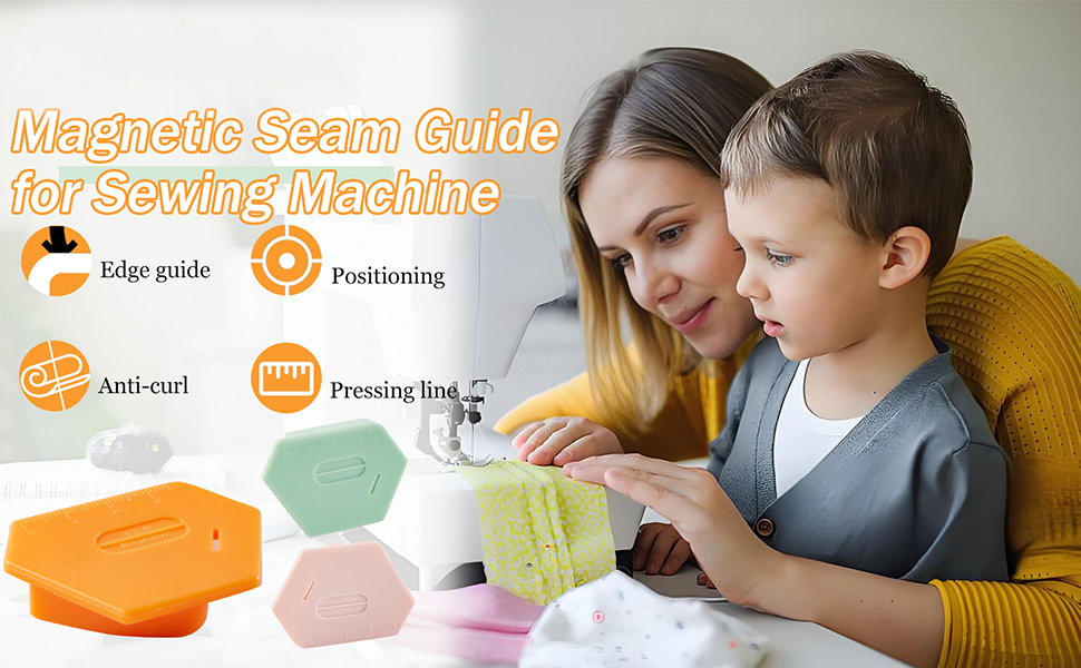 Amazon.com: Magnetic Seam Guide for Sewing Machine Upgraded Multi ...