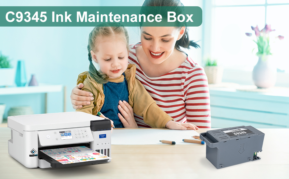 Amazon.com: TKNCCC C9345 Ink Maintenance Box Tank for Epson ET-8550 ET-5800 ET-16650 ET-16600 ET ...