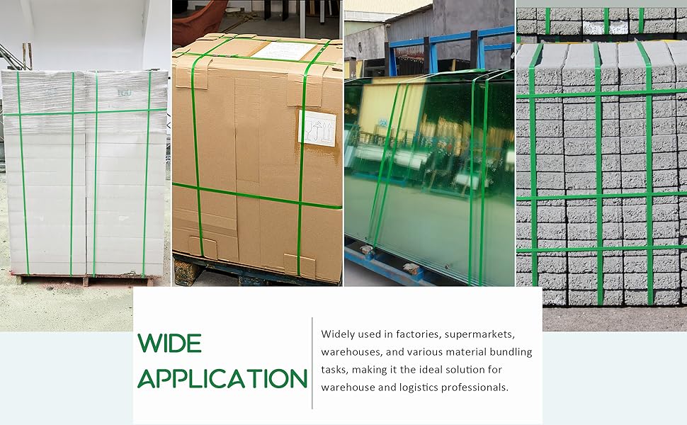 Amazon.com: 9TH SHOP Heavy Duty Packaging Strapping Banding, Packaging Banding Strap, Poly ...