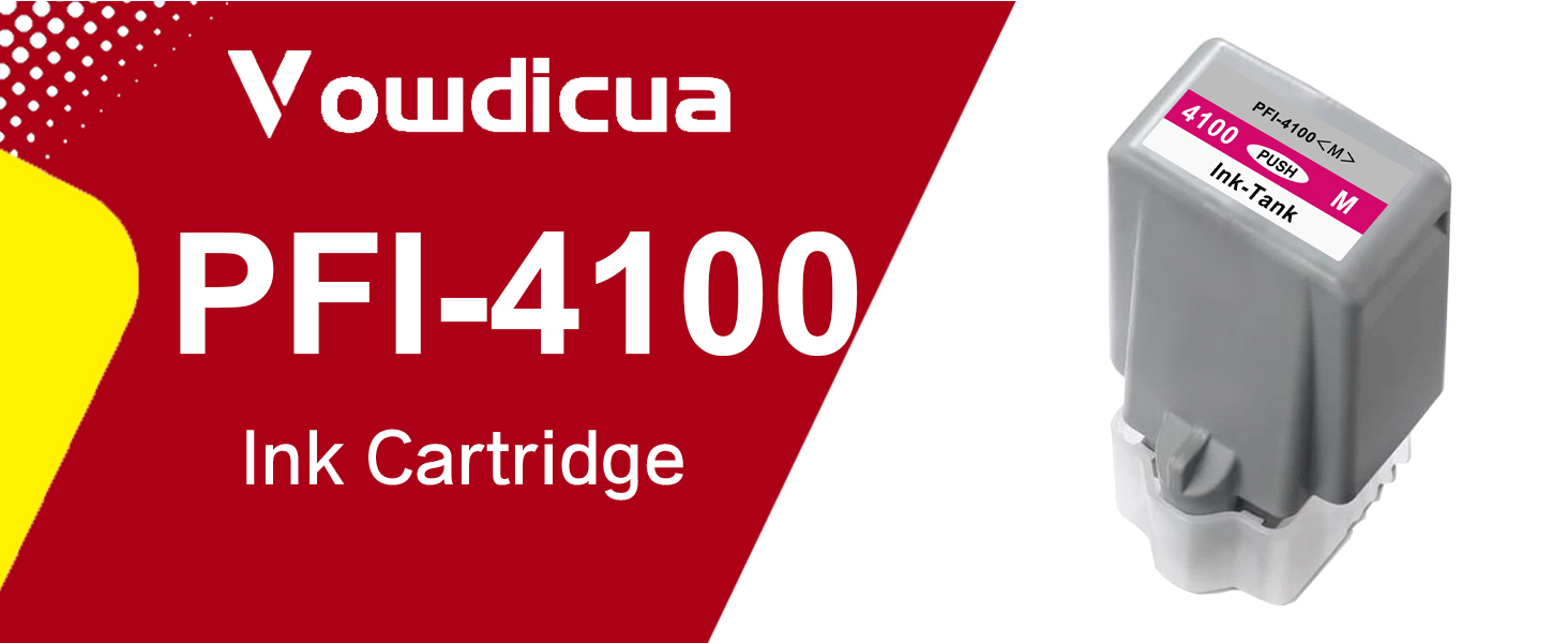 Amazon.com: PFI-4100 Ink Cartridges - High Capacity Compatible for Canon imagePROGRAF PRO 1100 ...