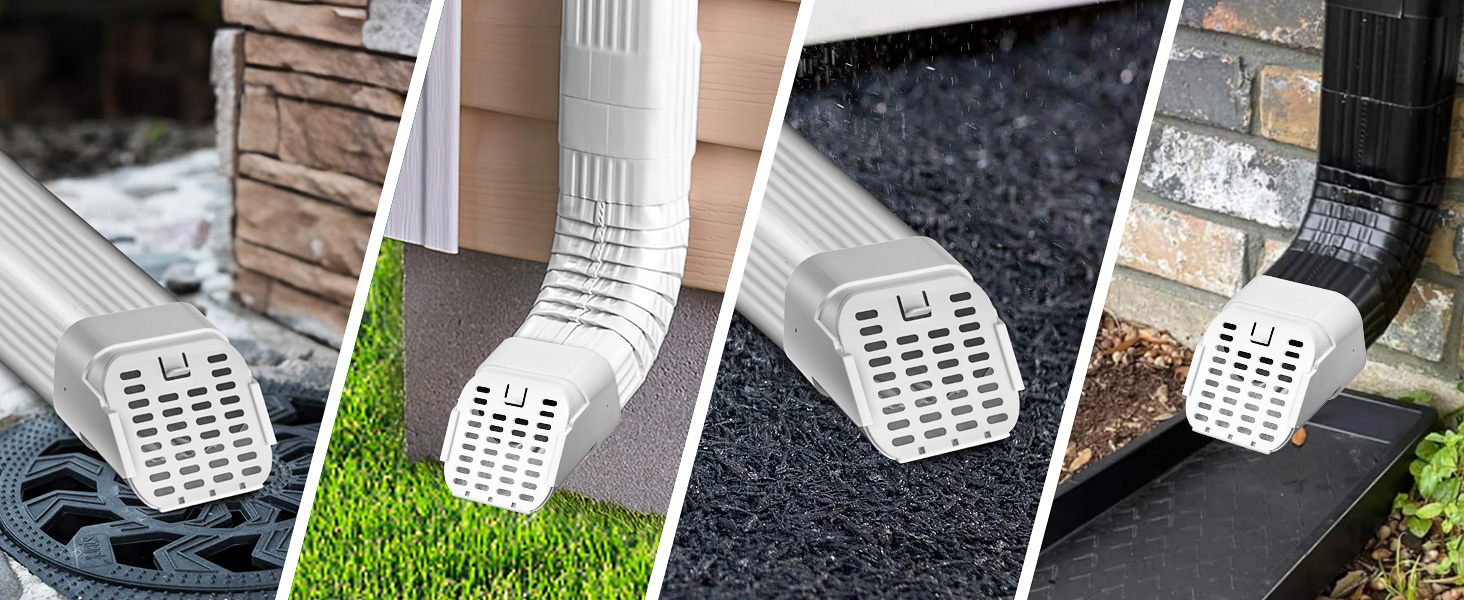 2"x3" Type-A Gutter Downspout Extensions Gutter Downspouts Downspout ...