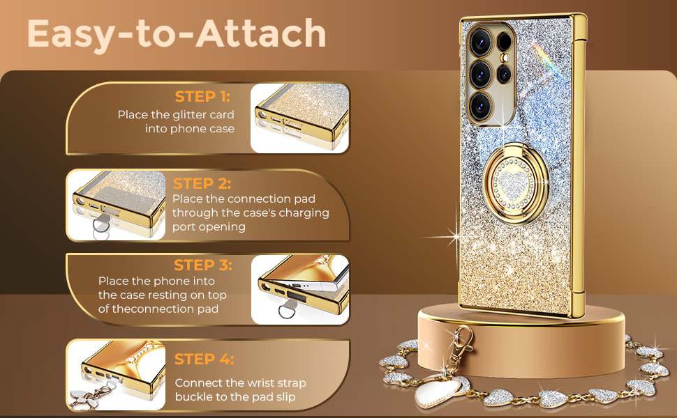 Amazon.com: XYZ for Samsung Galaxy S23 Ultra Case with Stand, Galaxy S23 Ultra Case with Double ...