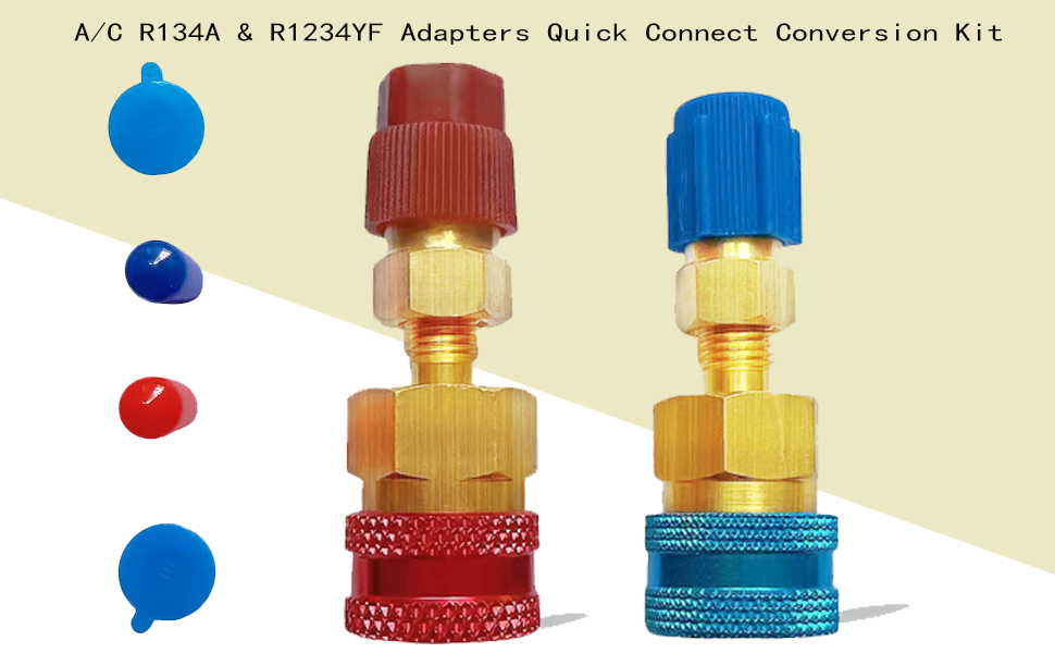 Amazon.com: Mpsicyia R1234yf Adapter, R1234yf to R134a Adapter 1234yf to 134a Adapter Connector ...