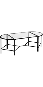 Amazon.com: Round Coffee Table for Living Room, 31.5-inch Modern Sofa ...