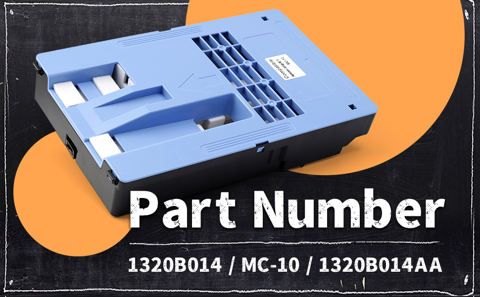 Amazon.com: MC-10 Maintenance Cartridge Compatible with Canon Imageprograf IPF650 655 681 686 ...