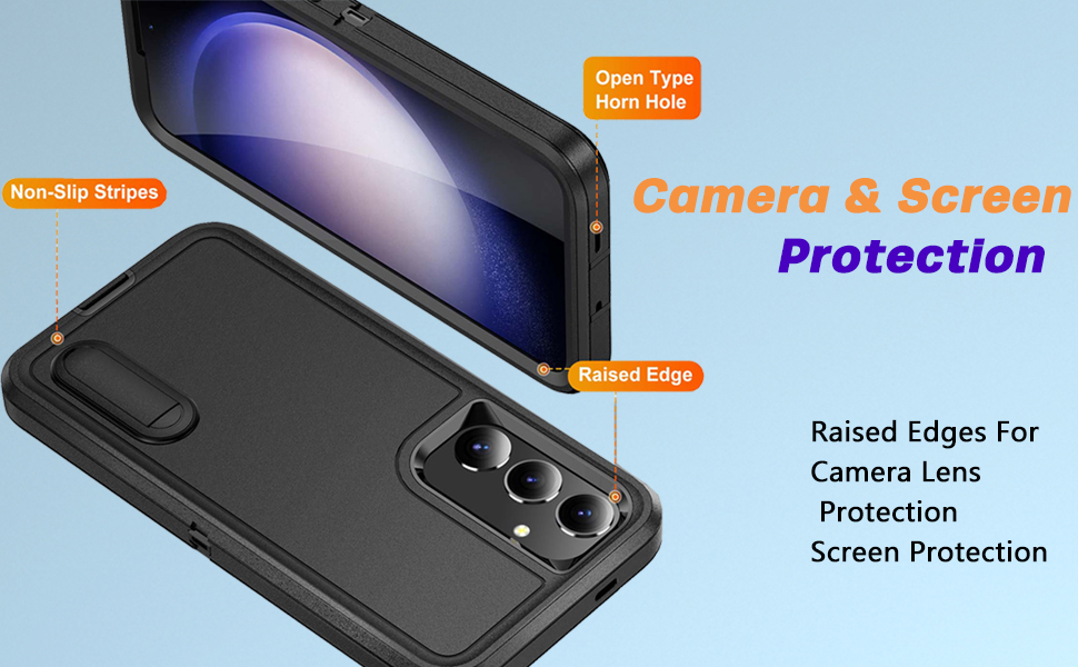 Amazon.com: Fucozan for Galaxy S24 Plus Case Galaxy S24+ Plus Case with Kickstand 3-Layer ...